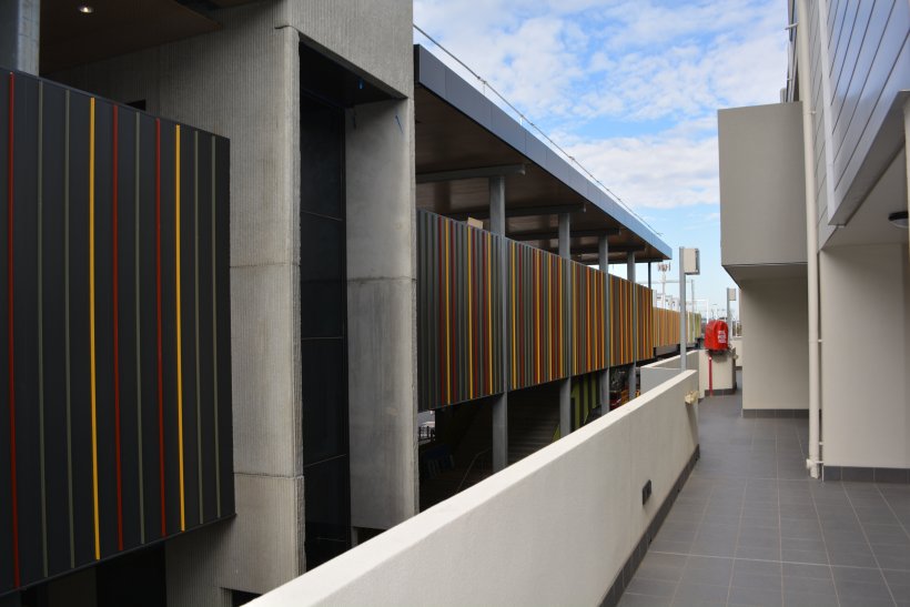 Rosanna Train Station - acoustic wall system | STEEL SELECT®